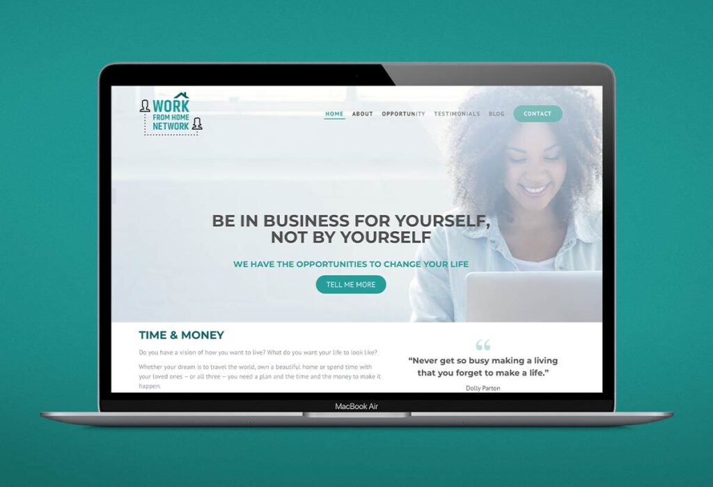 Work From Home Network Website Refresh | Work From Home Network